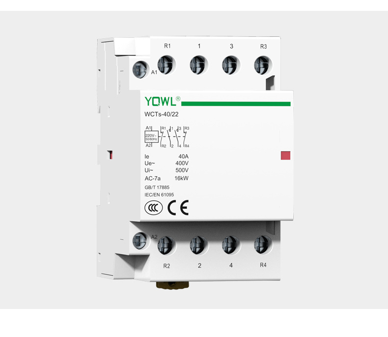 DIN Rail Mount Modular Contactor